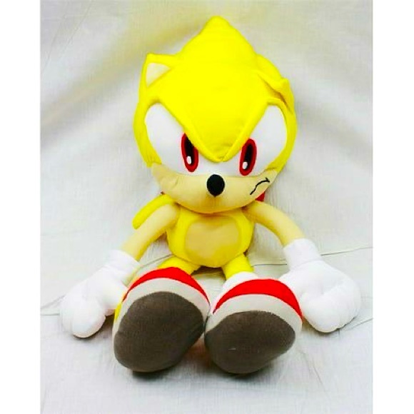 Other | A Yellow Sonic The Hedgehog Plushie Backpack | Poshmark